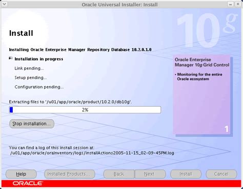 Oracle Database Oracle 10g Release 2 Grid Control Installation On Red