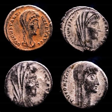 Impero Romano Costantino I 306 337 D C Lot Comprising Four 4
