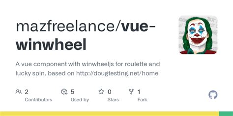 GitHub Mazfreelance Vue Winwheel A Vue Component With Winwheeljs For Roulette And Lucky Spin