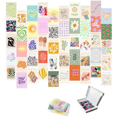 Buy Danish Pastel Room Decor Aesthetic Wall Collage Kit 50pcs 4x6