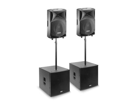 Fbt Jmaxx 3000 Active Pa Speaker And Subwoofer Package Audio Volt