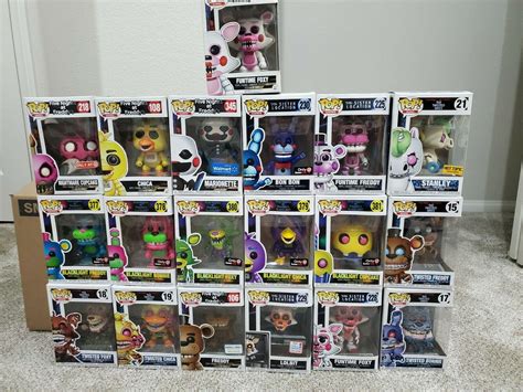 Huge Fnaf Five Nights At Freddys Funko Pop Lot 25 Funko Pops Fnaf Plush
