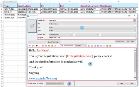 how to send multiple emails at once in outlook with different attachments printable online