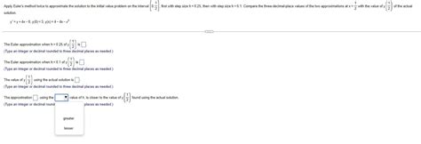 Solved Solution Y Y 4x8 Y 0 3 Y X 44xex The Euler Chegg Com