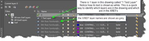 autocad 2016 xref layer controls autocad tips