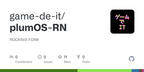 Github Game De It Plumos Rn Rocknix Fork