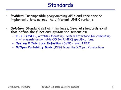 Ppt Unix Background And The Traditional Process And Kernel