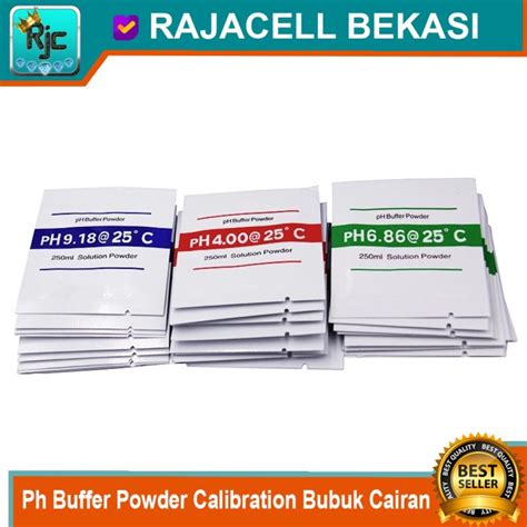 Ph Buffer Powder Calibration Bubuk Cairan Kalibrasi Sensor Ph Meter Lazada Indonesia