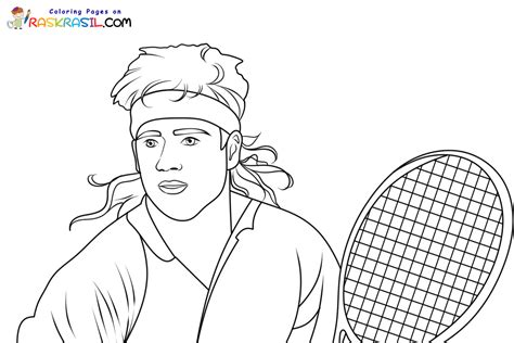 Dibujos De Tenis Para Colorear