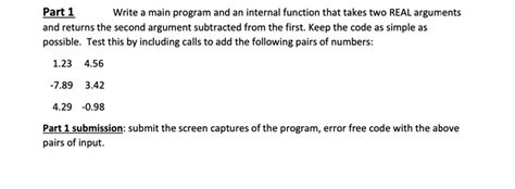 Get Answer Please Solve The Following Problem In Fortran Language