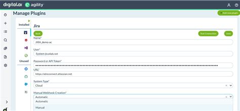 How To Create Jira Instance With Manual Webhook Configuration · Digital