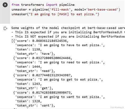 【nlp】第 3 章 ：bert掩码语言模型 Csdn博客