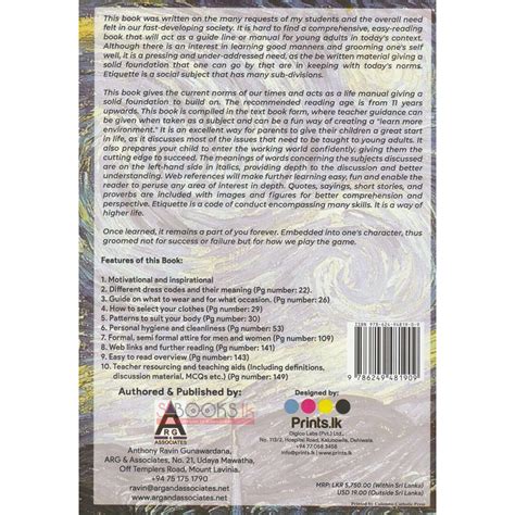 Guide To Grooming And Dress Code By Anthony Ravin Gunawardana