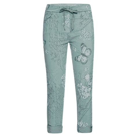 Tredy Fashion Onlineshop Hose Im Floral Print Sea Salt Mode In