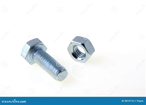Tuerca Y Tornillo Foto De Archivo Imagen De Ordenador 4819116