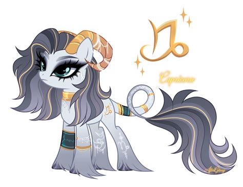 Mlp Zodiac Sign Adoptables 1 Capricorn By Afterglory On Deviantart