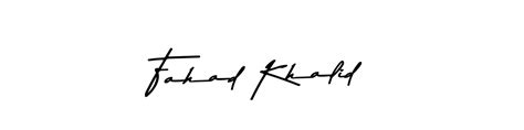 85 Fahad Khalid Name Signature Style Ideas Best E Sign