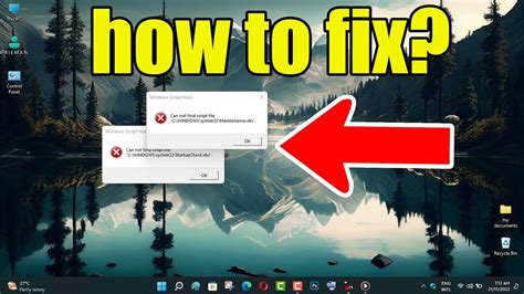how to fix windows script host error on windows 10 11 start up youtube