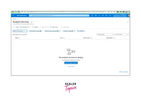 getting started with azure analysis services scaler topics