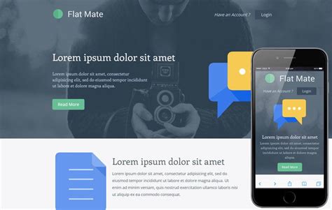 Slide Landing Page Flat Responsive Web Template By W3layouts