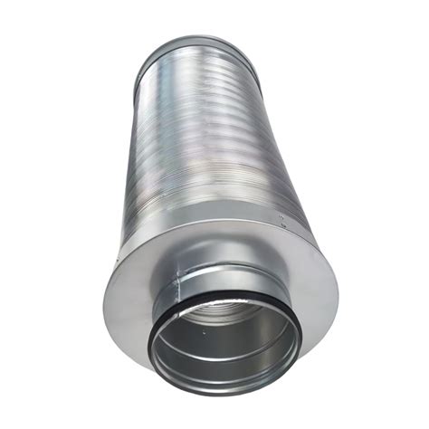 Rs Round Duct Silencer For Ventilation Duct Sound Attenuator Circular