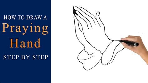How To Draw Praying Hands Really Easy Drawing Tutorial Praying Images
