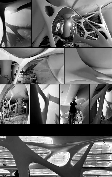 Neuron Like Interior By Ad Architecture Combines Purity And Complexity