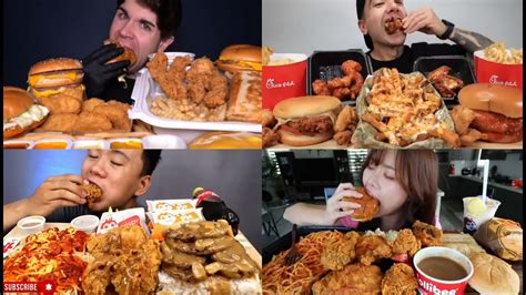 Asmr Best Fast Food Mukbang Compilation Youtube