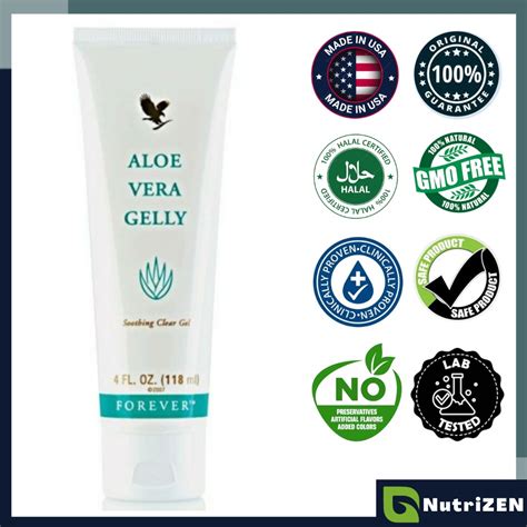 Original Hq Exp0727 Forever Living Aloe Vera Gelly 118ml