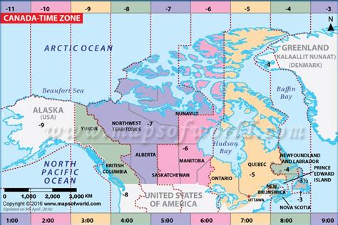 Canada Time Zone Map Time Zone Map Canada Time In Canada