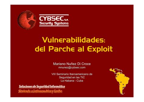 Vulnerabilidades Del Parche Al Exploit