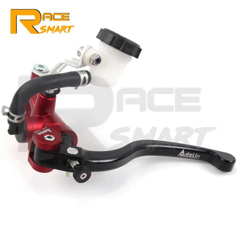 78 22mm 오토바이 레버 핸들 바 유압 클러치 펌프 브레이크 마스터 실린더 혼다 야마하 스즈키 레이스 바이크 50cc