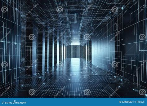 Computer Geometric Digital Connection Structure Business Inteligence Technology Background