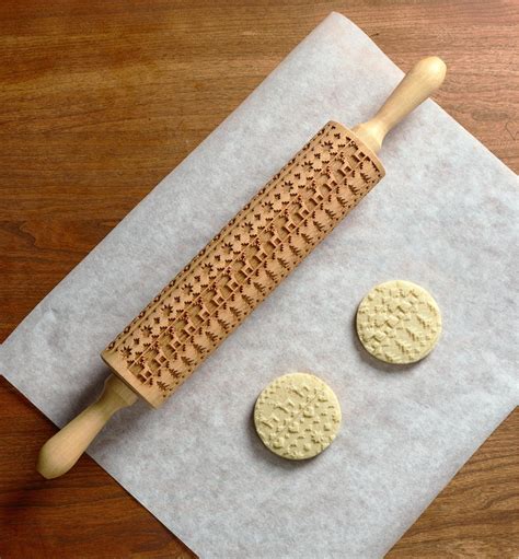 Folklore Embossing Rolling Pin Lee Valley Tools