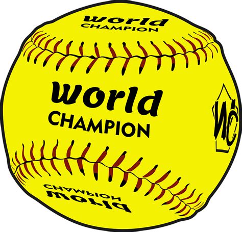 Download Softball Ball Baseball Royalty Free Vector Graphic Pixabay