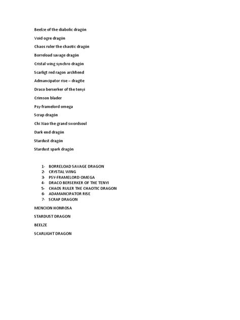 Top 7 Monstruos Synchros Nivel 8 Pdf