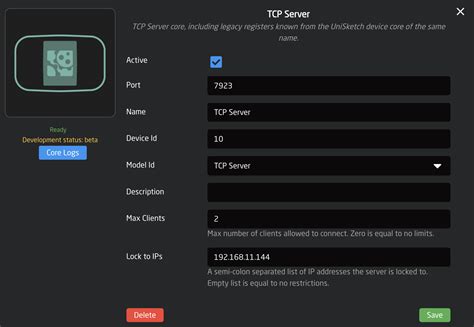 Tcp Server Device Core Skaarhoj Wiki