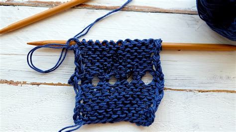 How To Knit A Picot Edge Knitting Technique