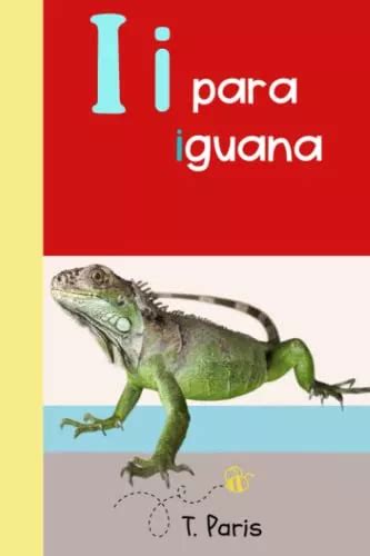 I Para Iguana Librito De La Letra I Aprendiendo El Abeced Envío gratis