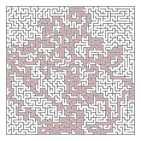 Maze Labyrinth Puzzle Game Riddle Brain Teaser Game Concept Solvable