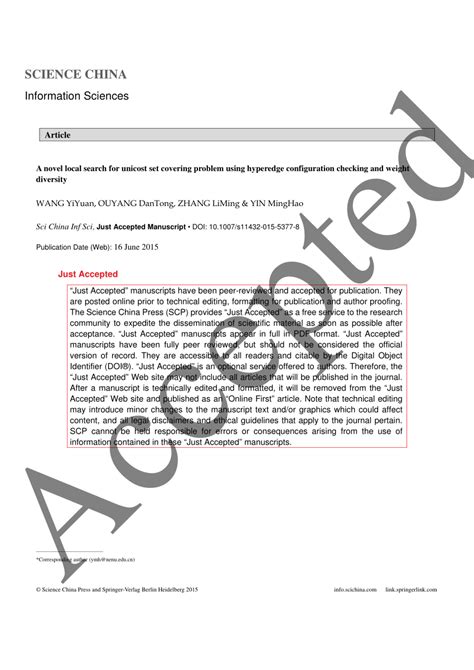 Pdf A Novel Local Search For Unicost Set Covering Problem Using
