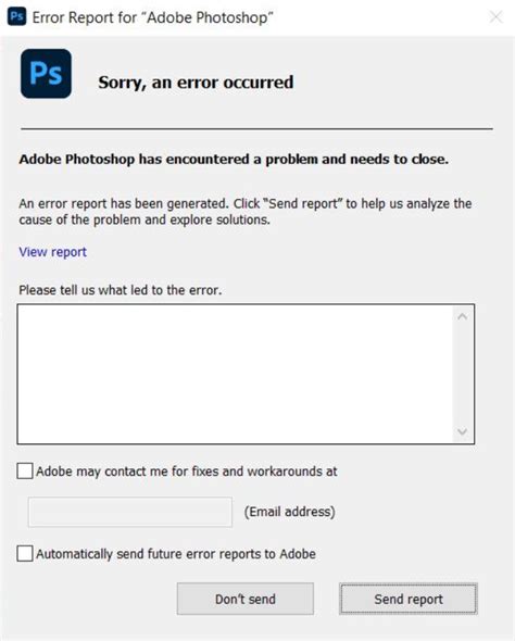 Photoshop Keeps Crashing Adobe Community 12047276