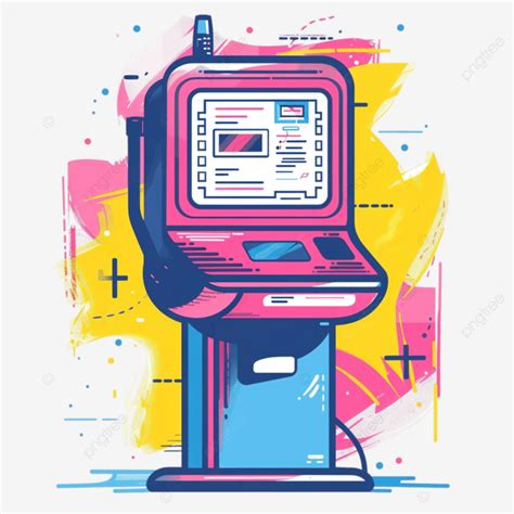 Illustration Of Evm Election Voting Machine Abstract Design Of Evm Ems