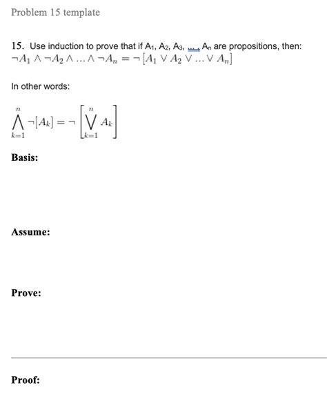 solved use induction to prove that if a1 a2 a3 an are