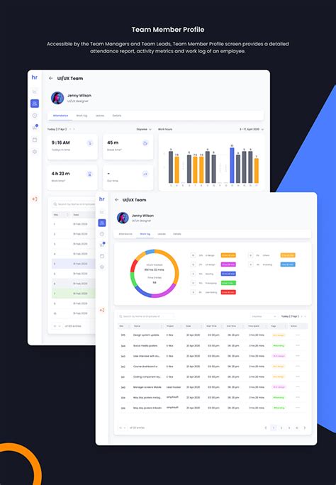 Employee Timesheet And Leave Management App Ui Ux Behance