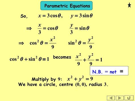 1602 Parametric Equations