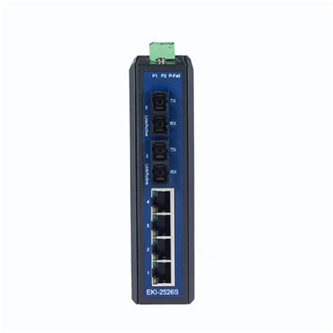 Advantech EKI S FE FE SC Single Mode Unmanaged Ethernet Switch Blue At Rs In Jaipur