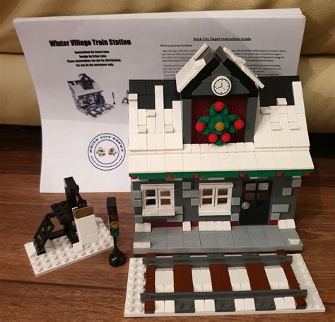 Lego Zestaw Unikatowy Stacja Zimowy Peron 8779323312 Oficjalne