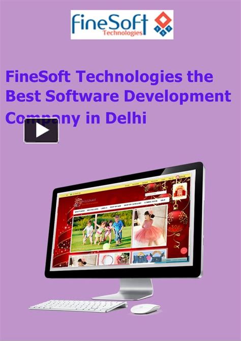 Finesoft Technologies Is The Best Software Development Company In Delhi Presentation Free To