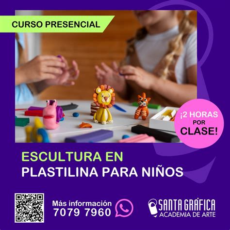 Escultura En Plastilina Para NiÑos Santa Gráfica